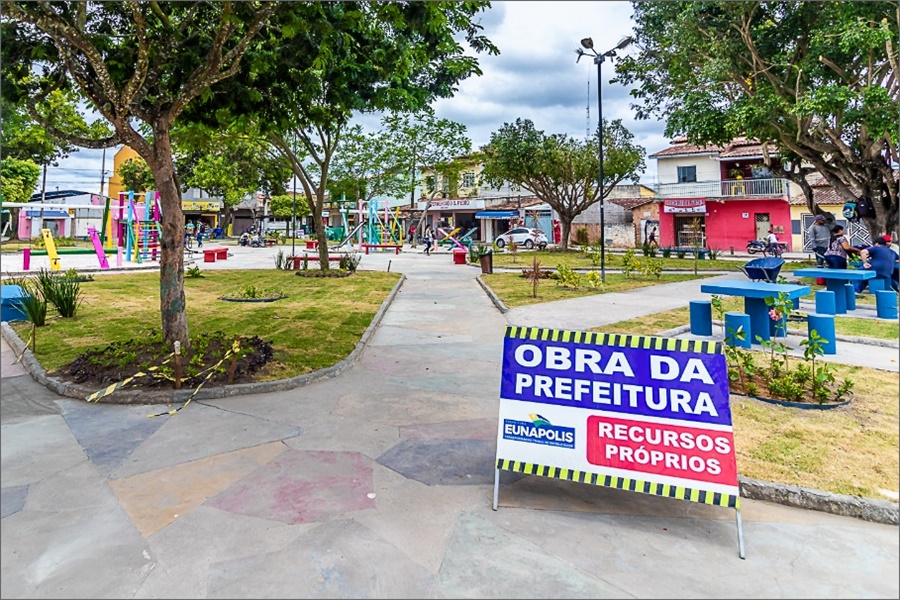Município de Eunápolis se torna um grande canteiro de obras, que se ...